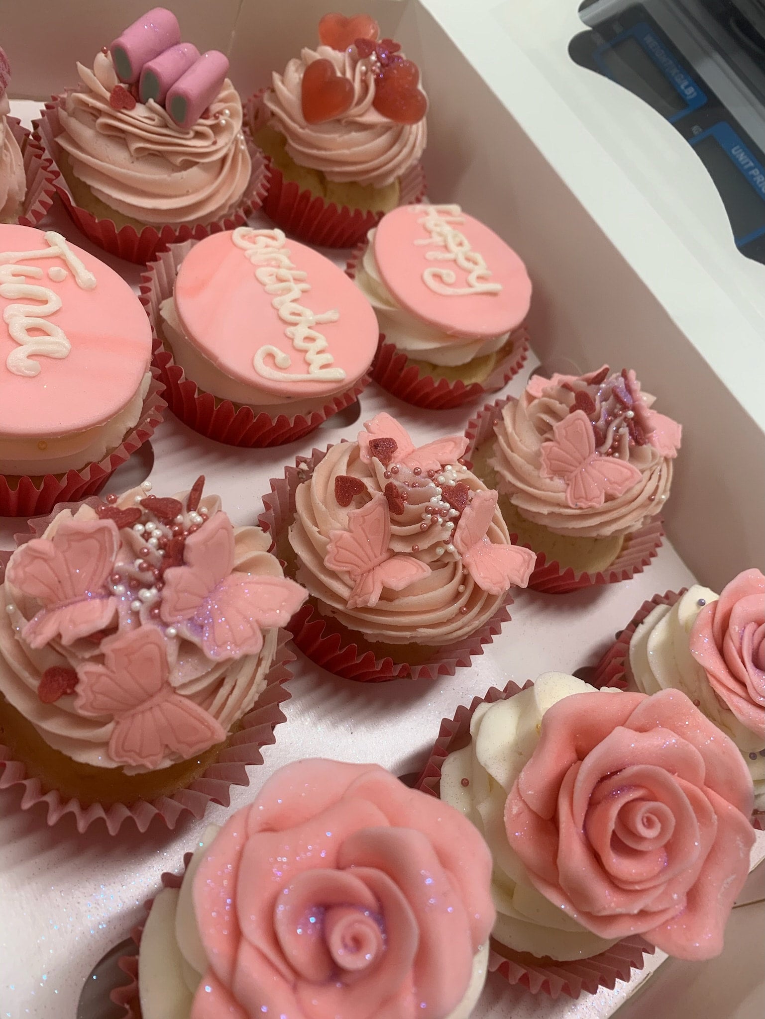 Delightful Assorted Pink Cupcakes | Mrs Browns Bakery Plymouth