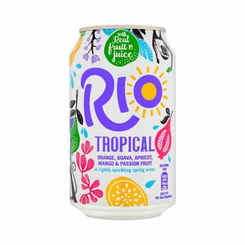 Can of Rio Tropical Fruit Juice Drink (330ml) - Exotic Refreshment ...