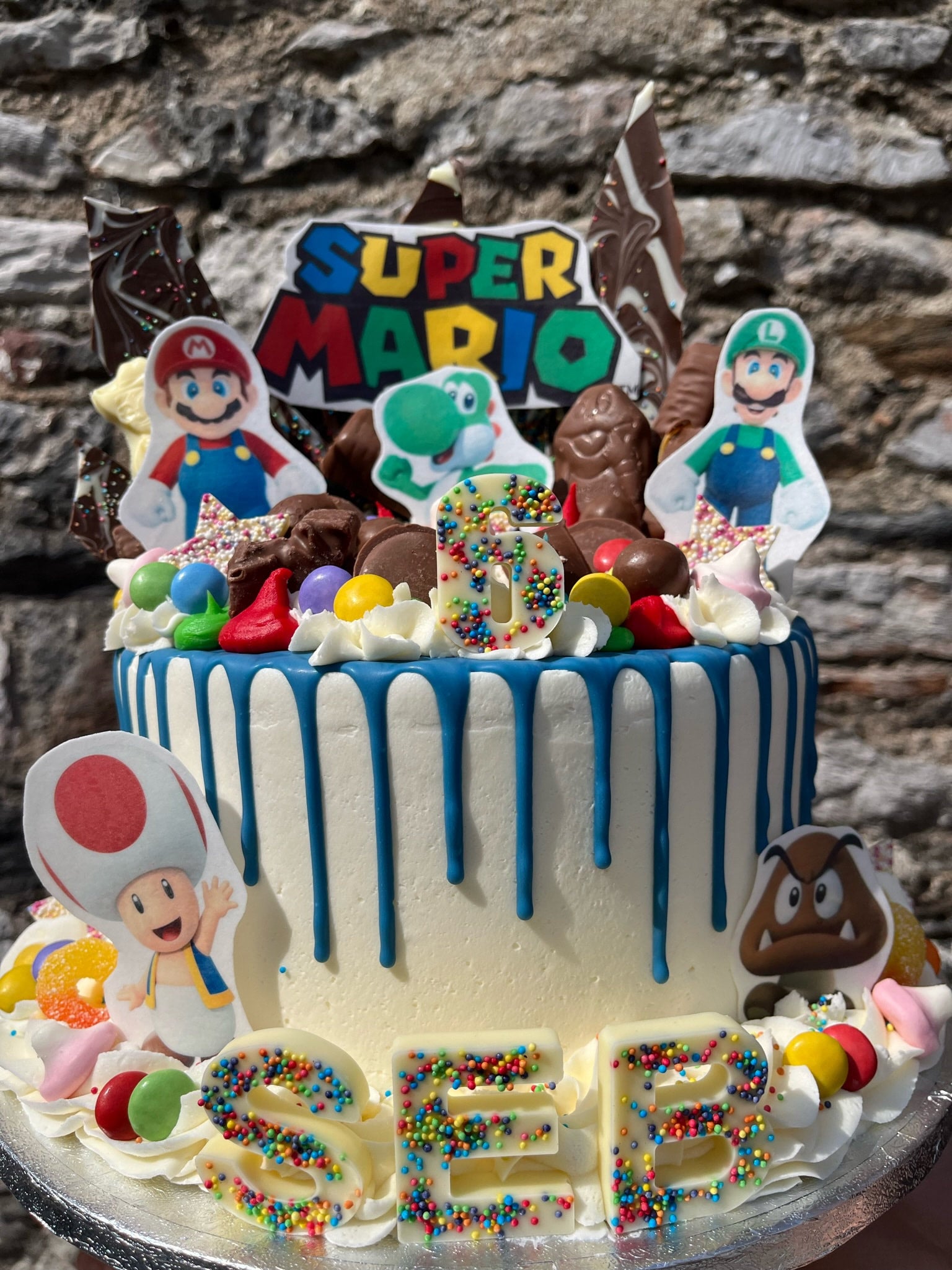 Level Up the Celebration with a Super Mario Themed Celebration Cake ...