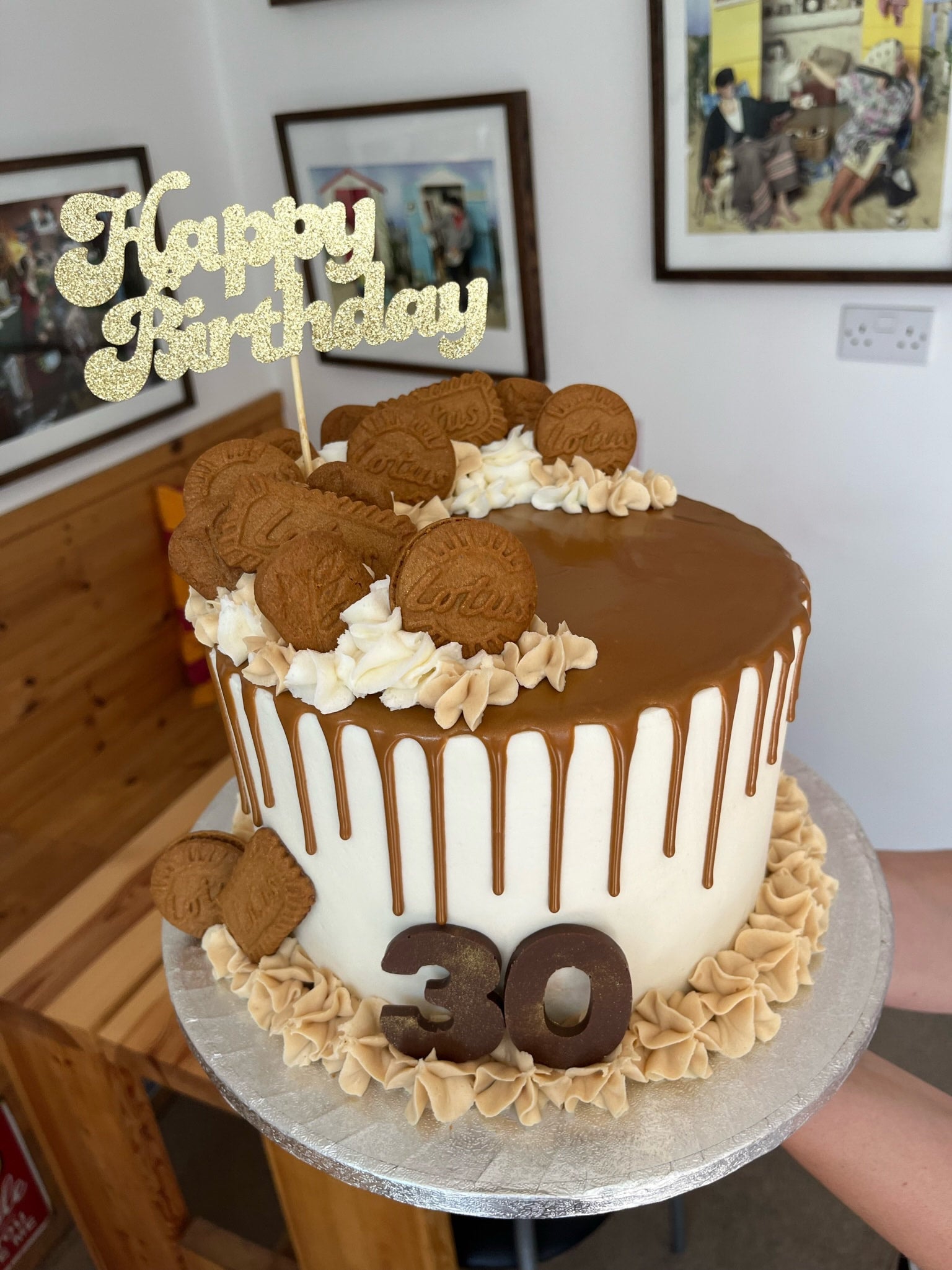 Irresistible Biscoff Celebration Cake: Rich Flavours & Velvety ...